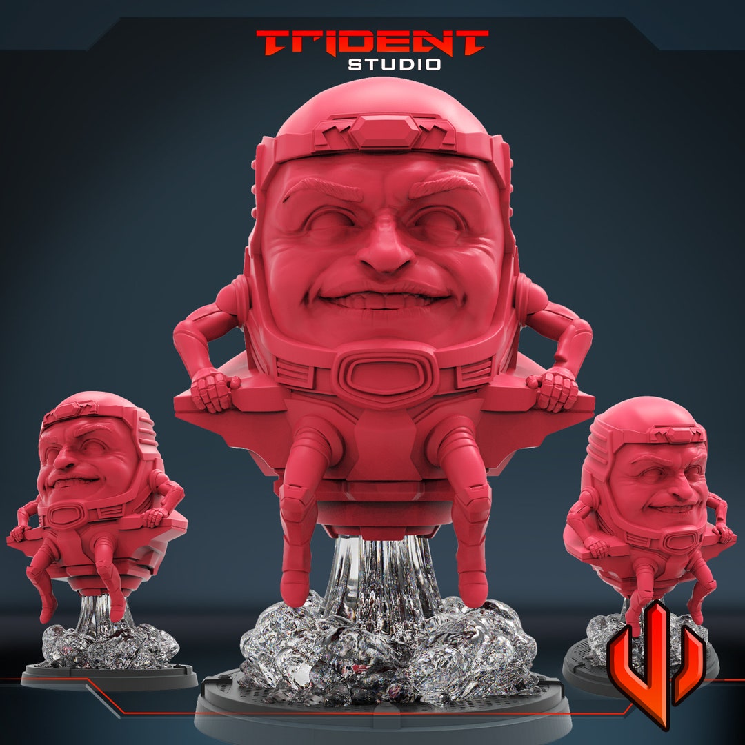 Modok Fanart on 65mm Base by Trident Studio - MARVEL CRISIS PROTOCOL - Etsy