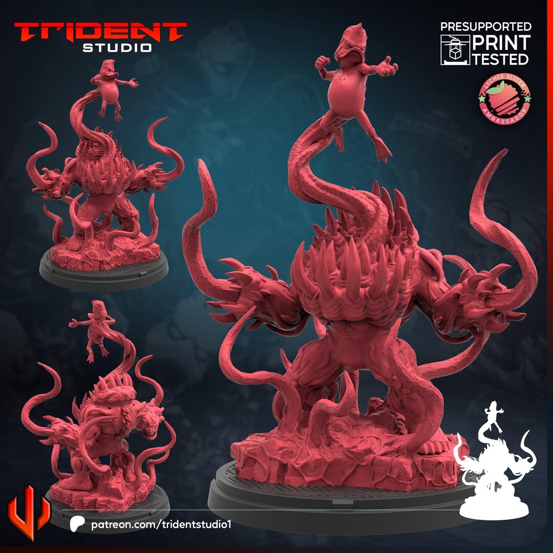 Venom the Duck Fanart on 50mm Base by Trident Studio - CRISIS PROTOCOL ...