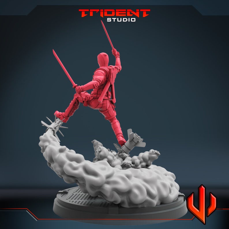 Deadpool Fanart on 35mm Base by Trident Studio - MARVEL CRISIS PROTOCOL ...