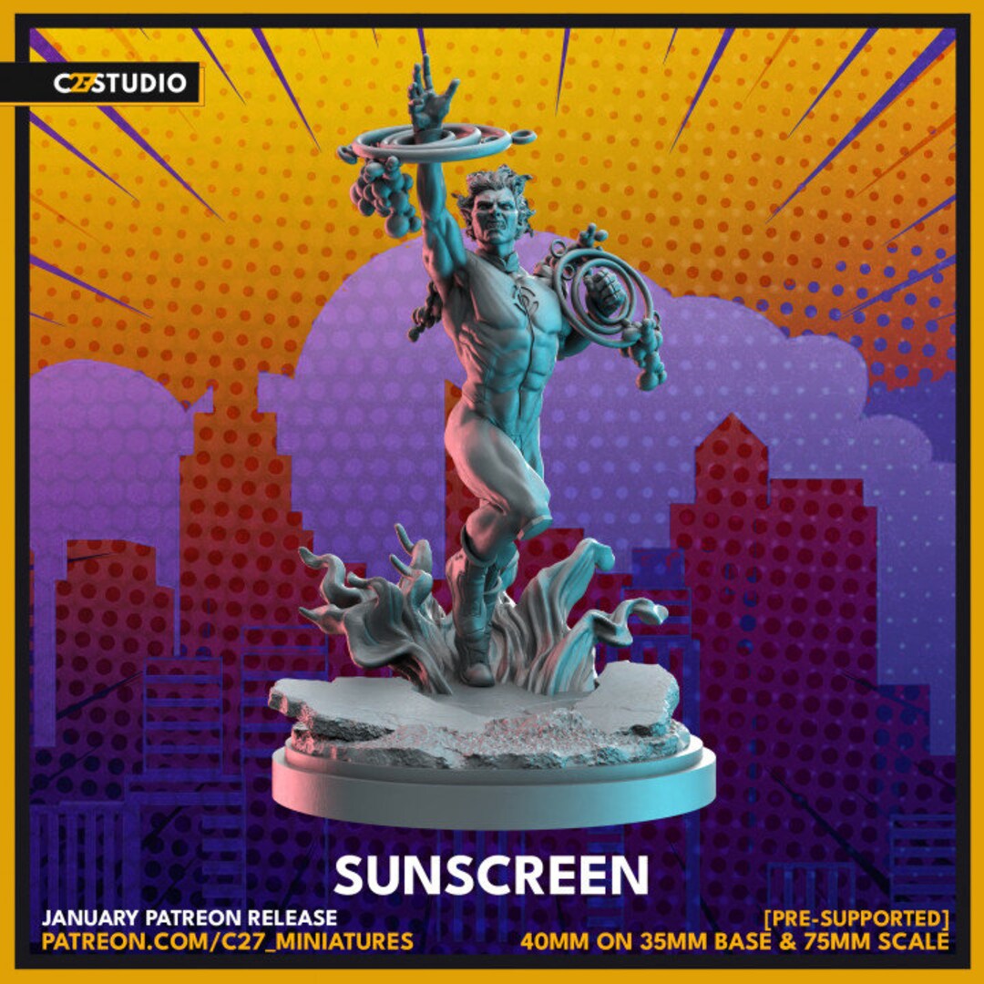 Sunscreen (sunspot Fan Art) on 35mm Base by C27 - MARVEL CRISIS ...