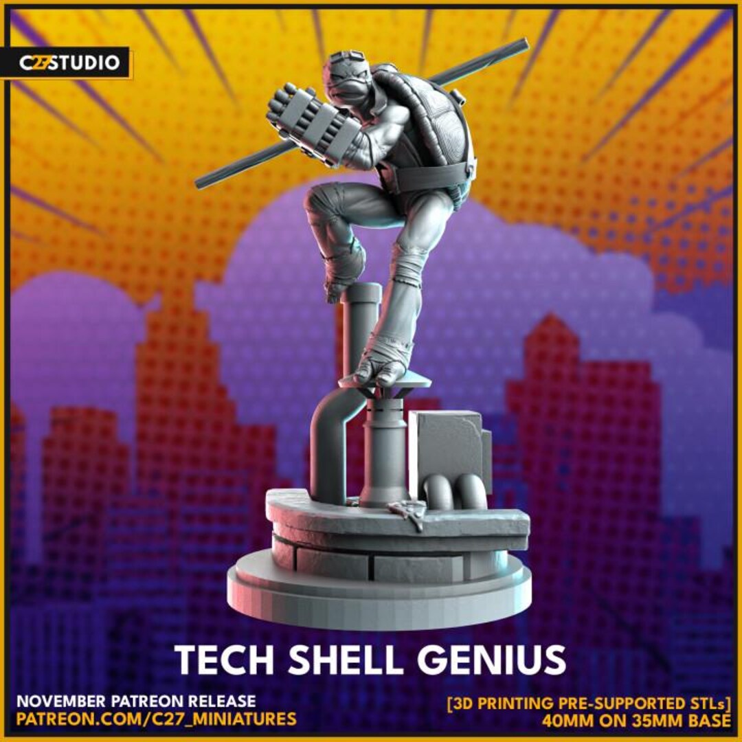 Tech Shell Genius Fan Art on 35mm Base by C27 - MARVEL CRISIS PROTOCOL ...