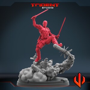 Deadpool Fanart on 35mm Base by Trident Studio - MARVEL CRISIS PROTOCOL ...