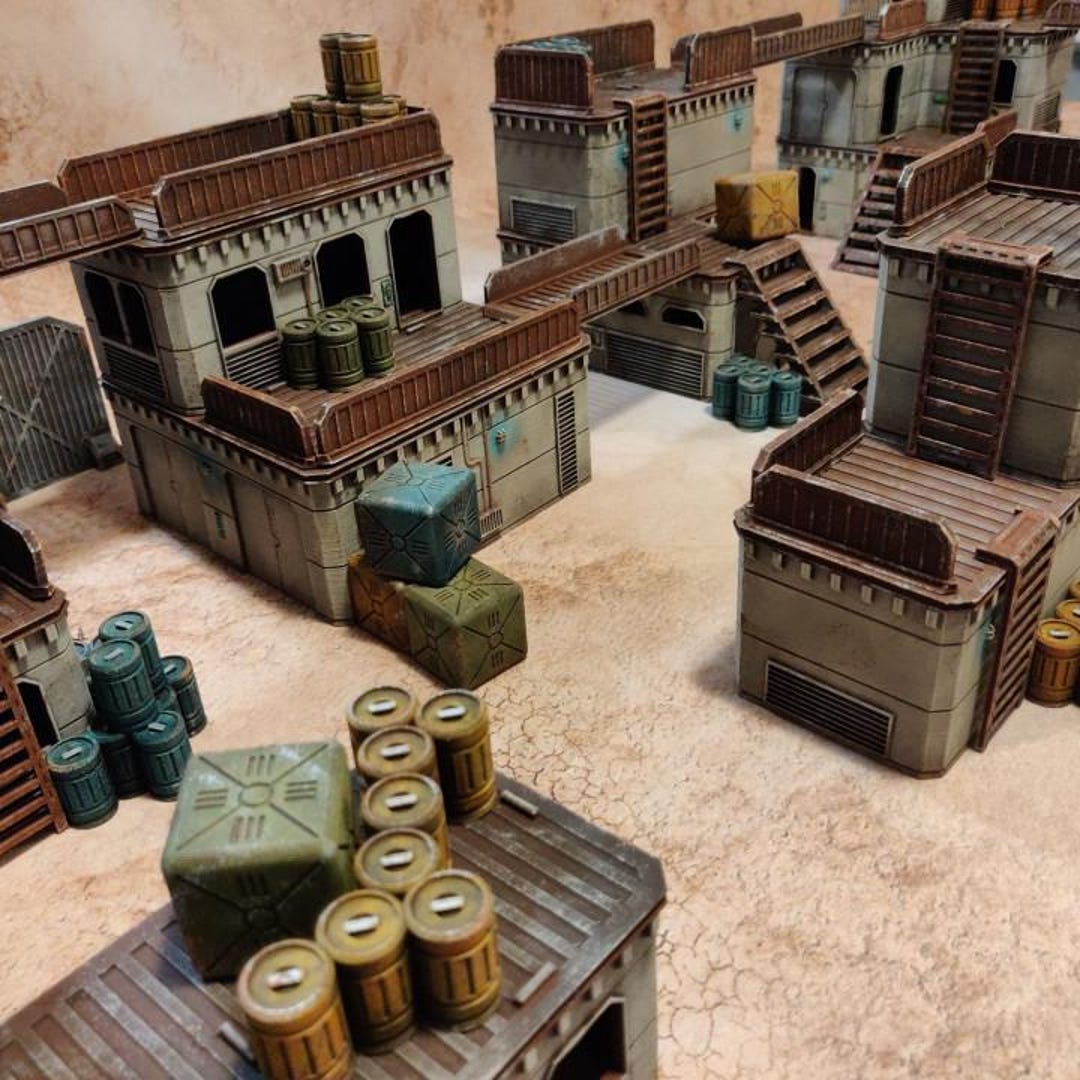 Industrial Enclave | 28mm - 32mm / 40mm |damaged, Weathered, No Damage ...