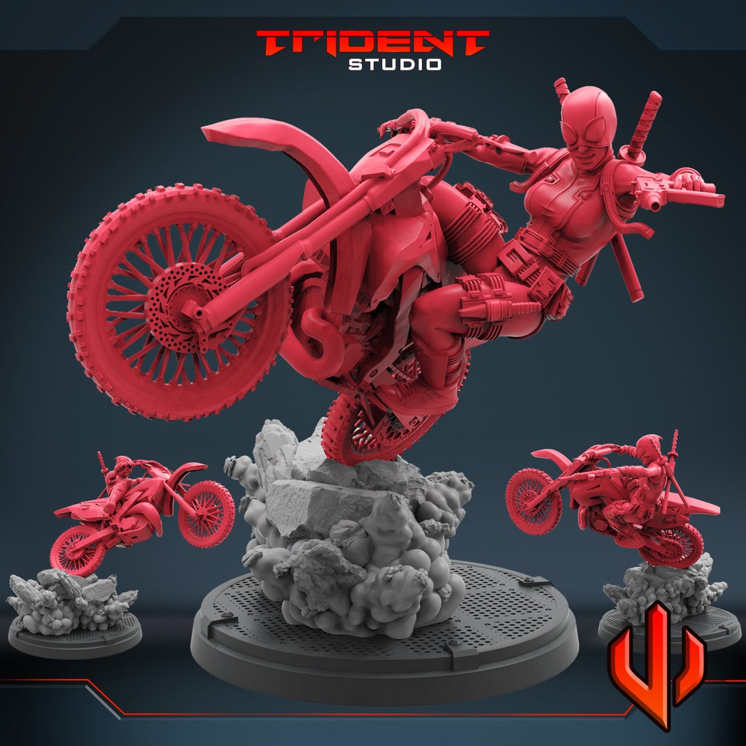 Gwenpool on 35mm Base by Trident Studio - MARVEL CRISIS PROTOCOL ...