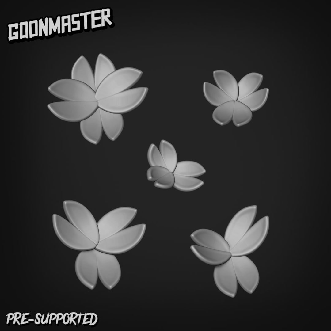 Small Flower Petals Basing Material - Goon Master Games - Etsy