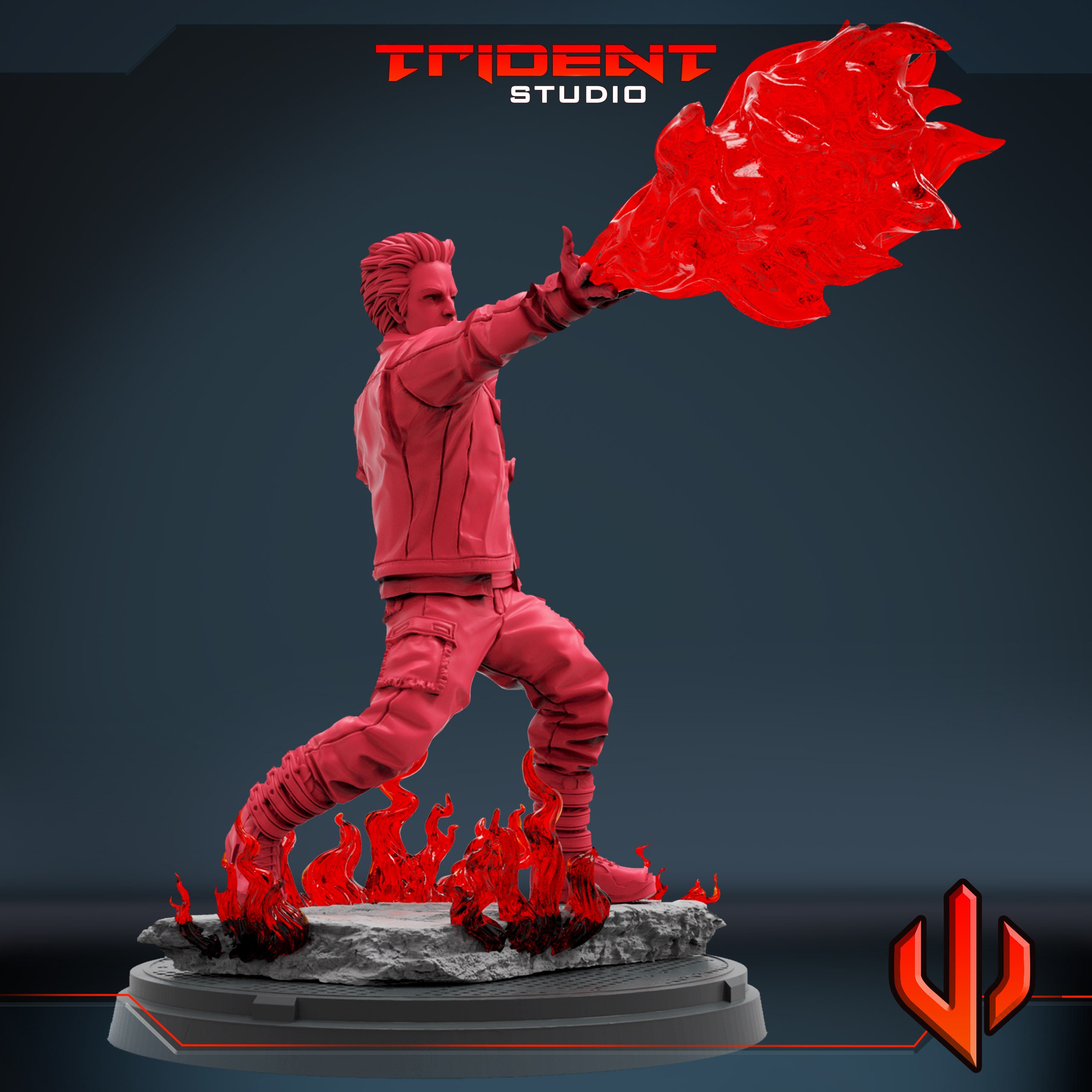 Pyro Movie Fanart on 35mm Base by Trident Studio - Etsy