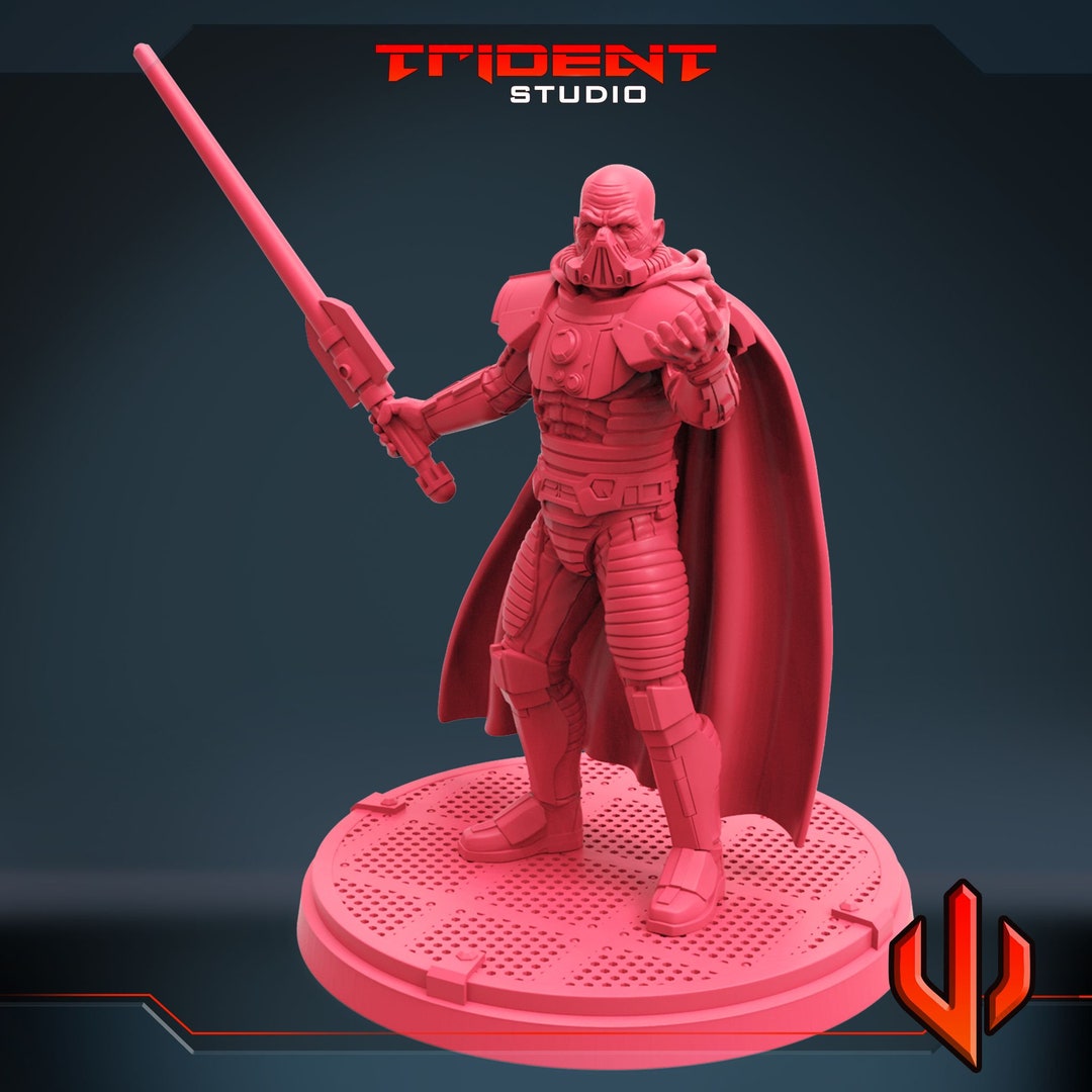 Darth Malgus Fan Art Scuplt by Trident Studio - STARWARS LEGION - Etsy