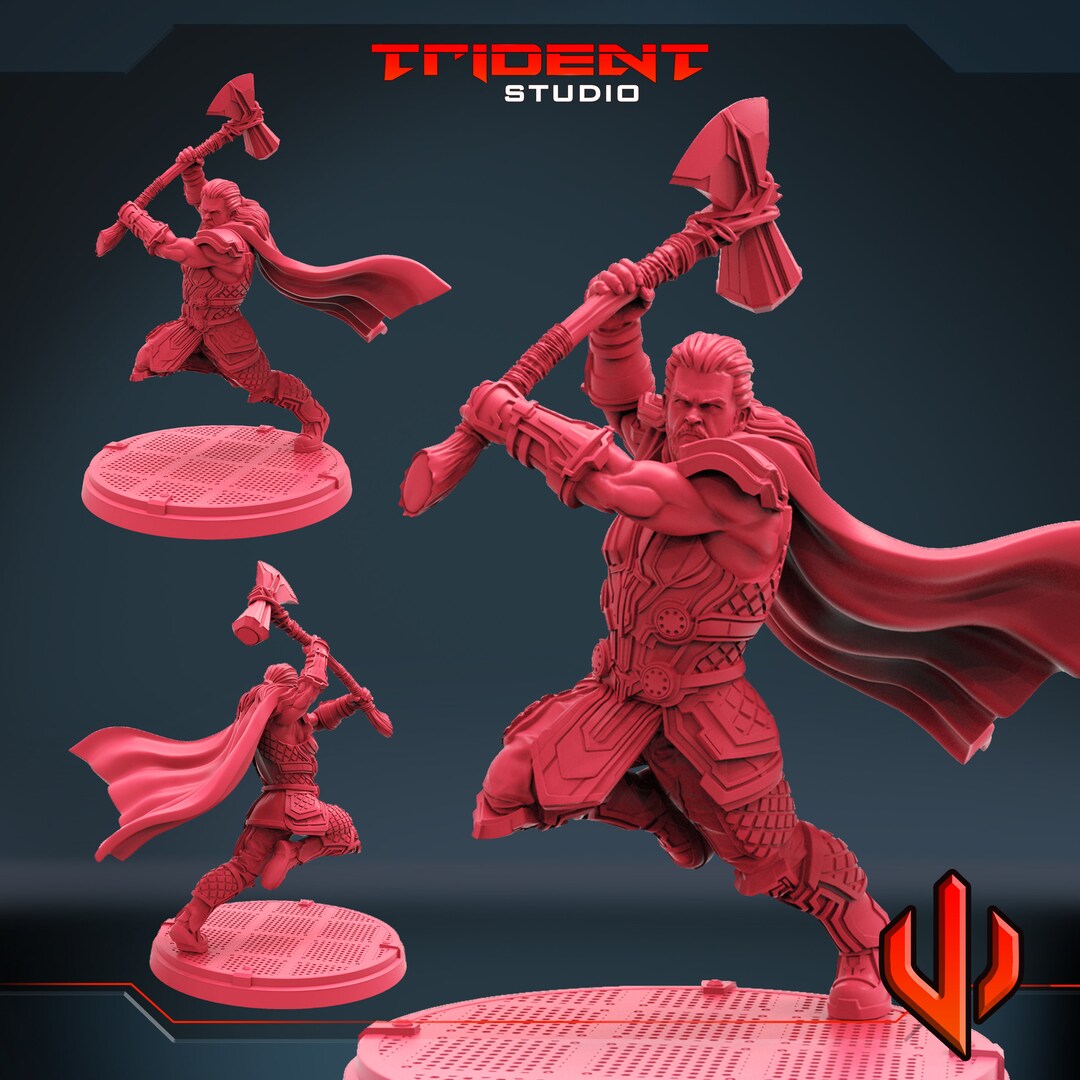 Thor Fanart on 35mm Base by Trident Studio - MARVEL CRISIS PROTOCOL ...