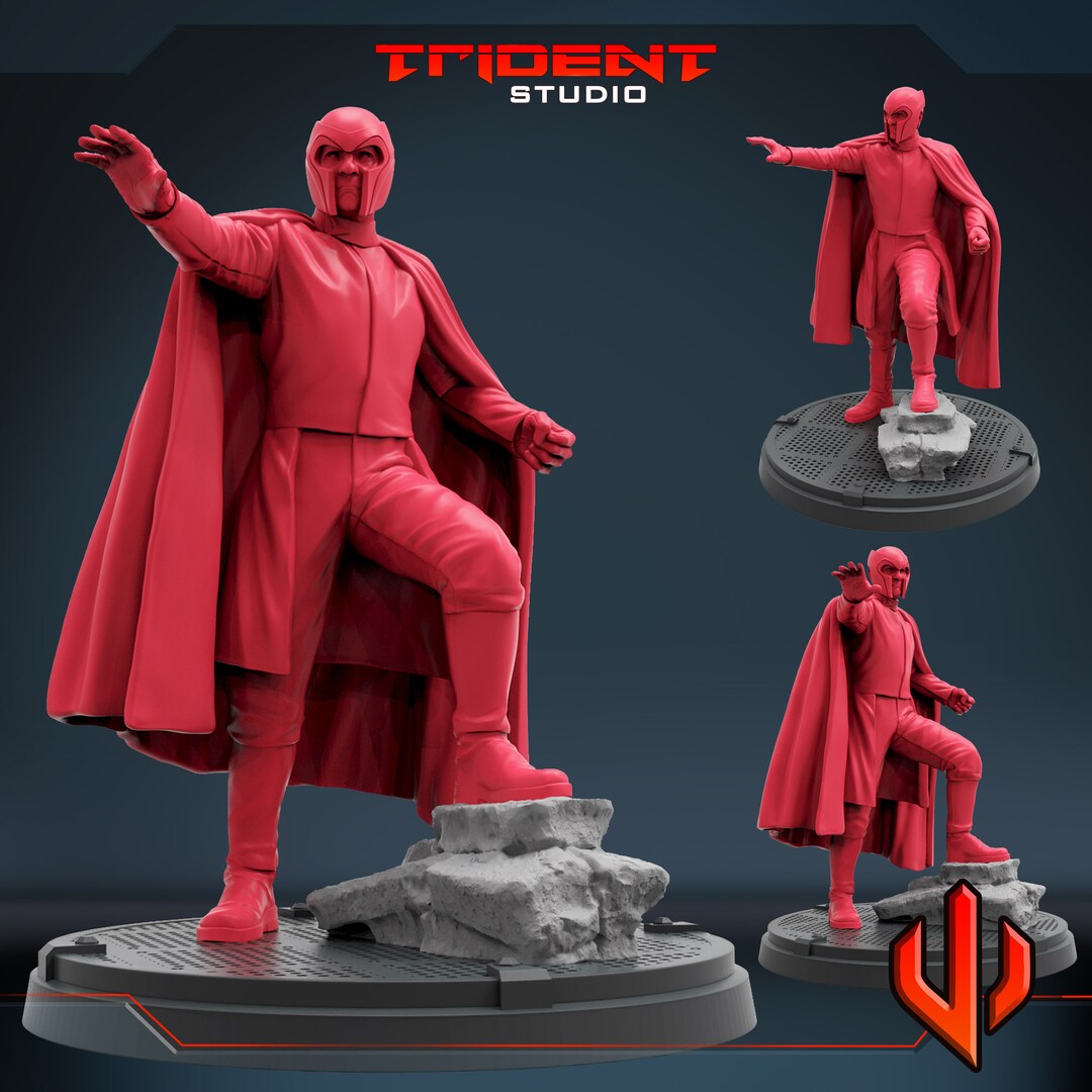Magneto Movie Fanart on 50mm Base by Trident Studio - Etsy