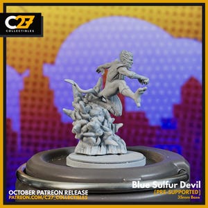 Blue Sulfur Devil (night Crawler) Fan Art on 35mm Base by C27 - MARVEL ...