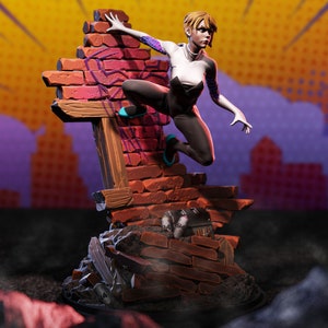 Ghostface (spidergwen / Ghost Spider) on 35mm Base by C27 - MARVEL ...