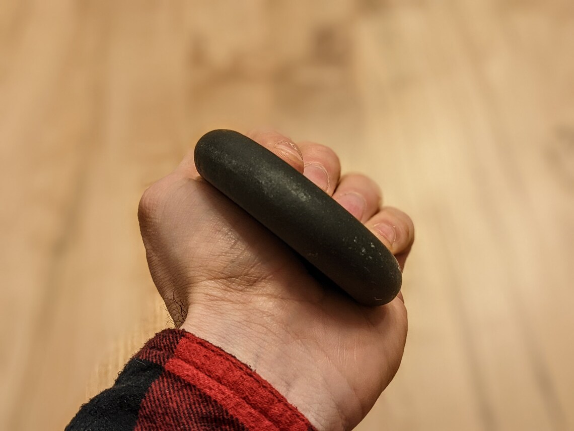 ABRACADABRA Stones - Talisman and Protection Symbol - Natural Basalt ...