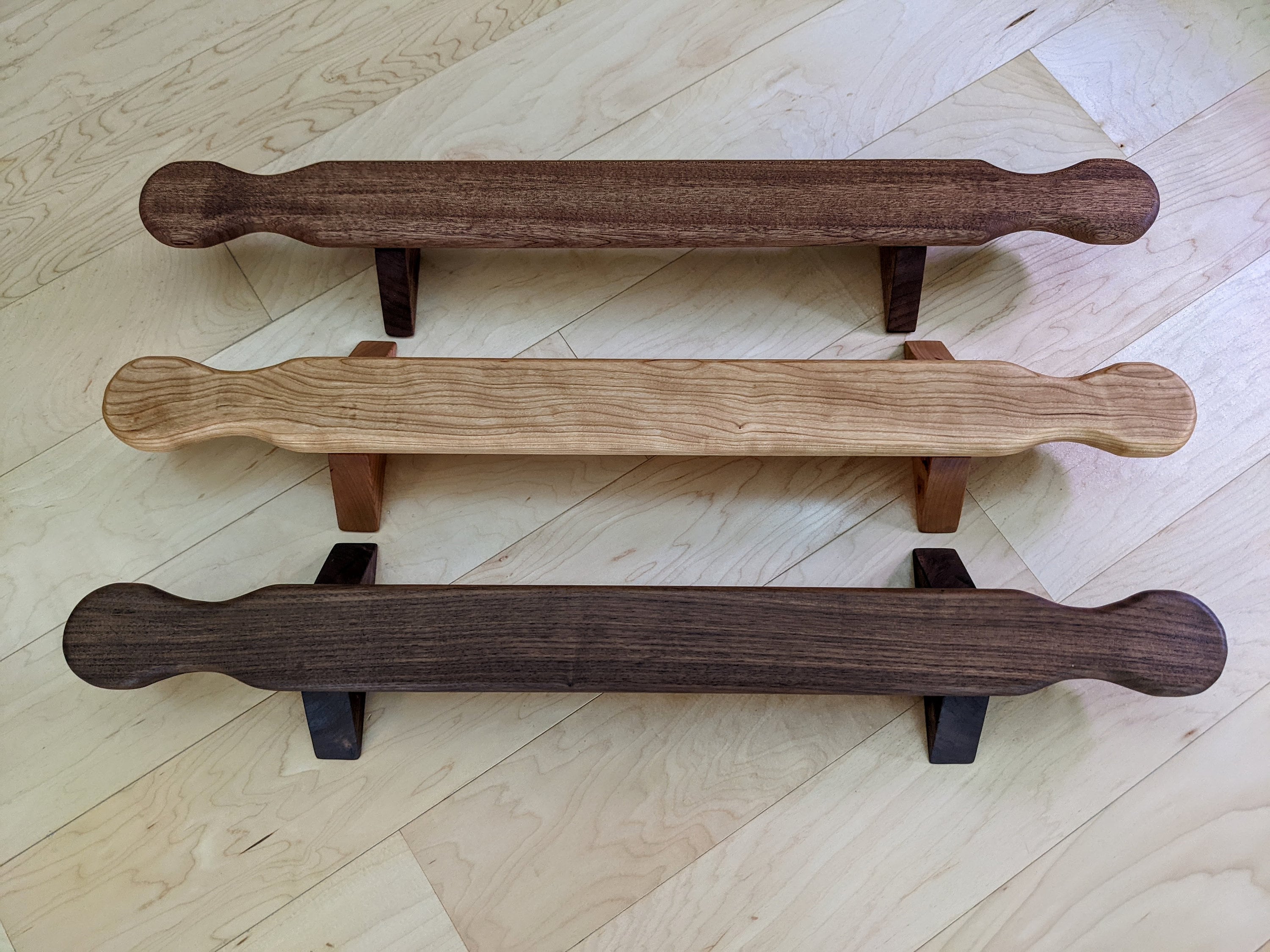 Wooden Pushup Board - Standard or Sword Grip - Handmade From Genuine ...