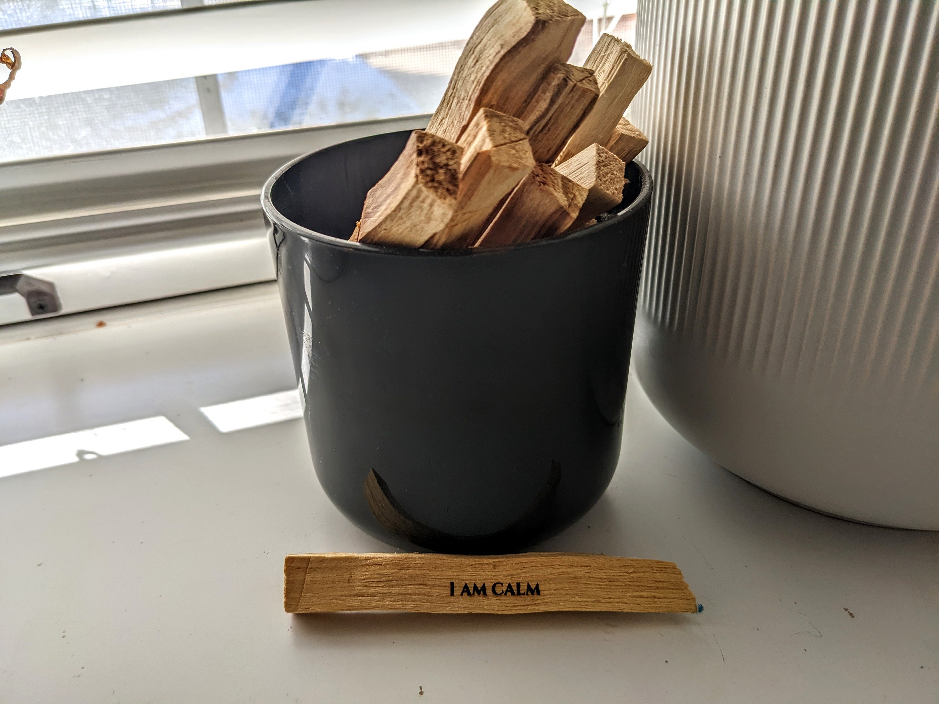 Affirmation Engraved Palo Santo Smudge Sticks - Set of 7 - Etsy