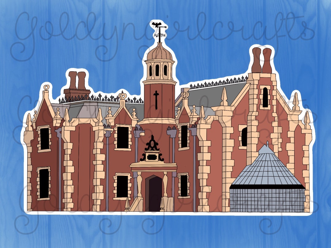 Haunted Mansion Sticker/magnet 3” *waterproof* - Etsy