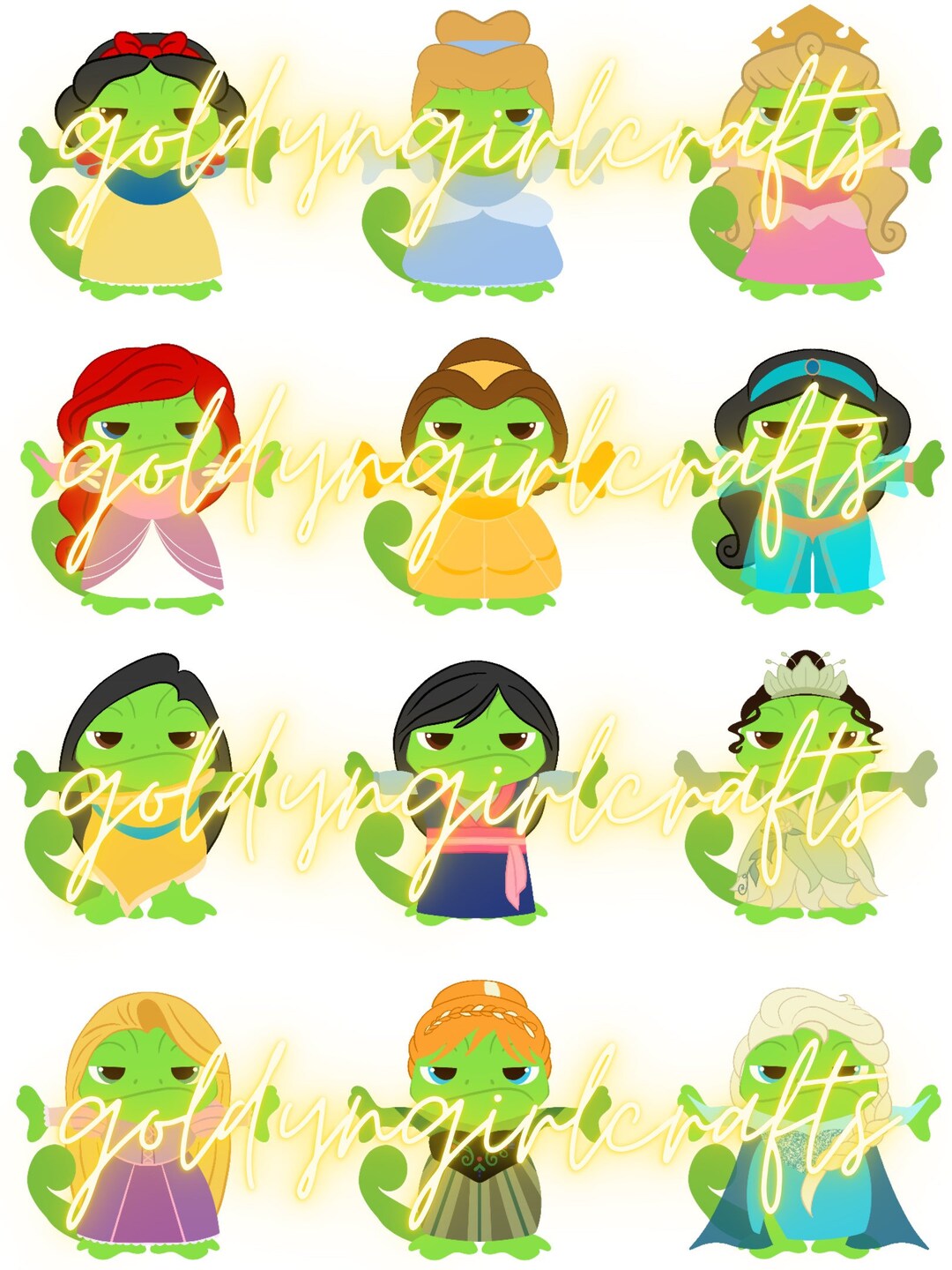 Princess Pascal Stickers - Etsy