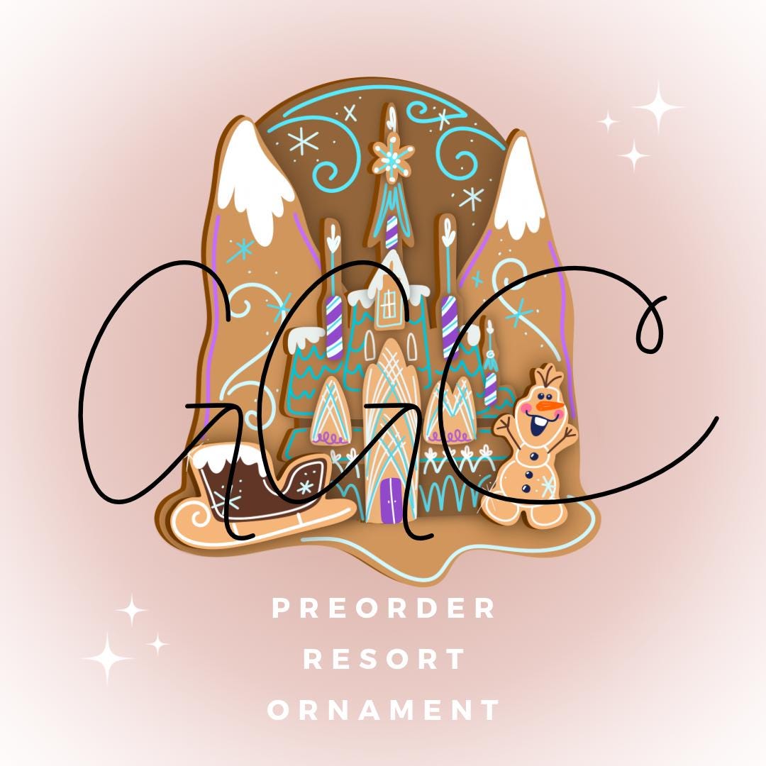 Arendelle / Frozen / Anna Elsa Olaf / Gingerbread Ornament - Etsy