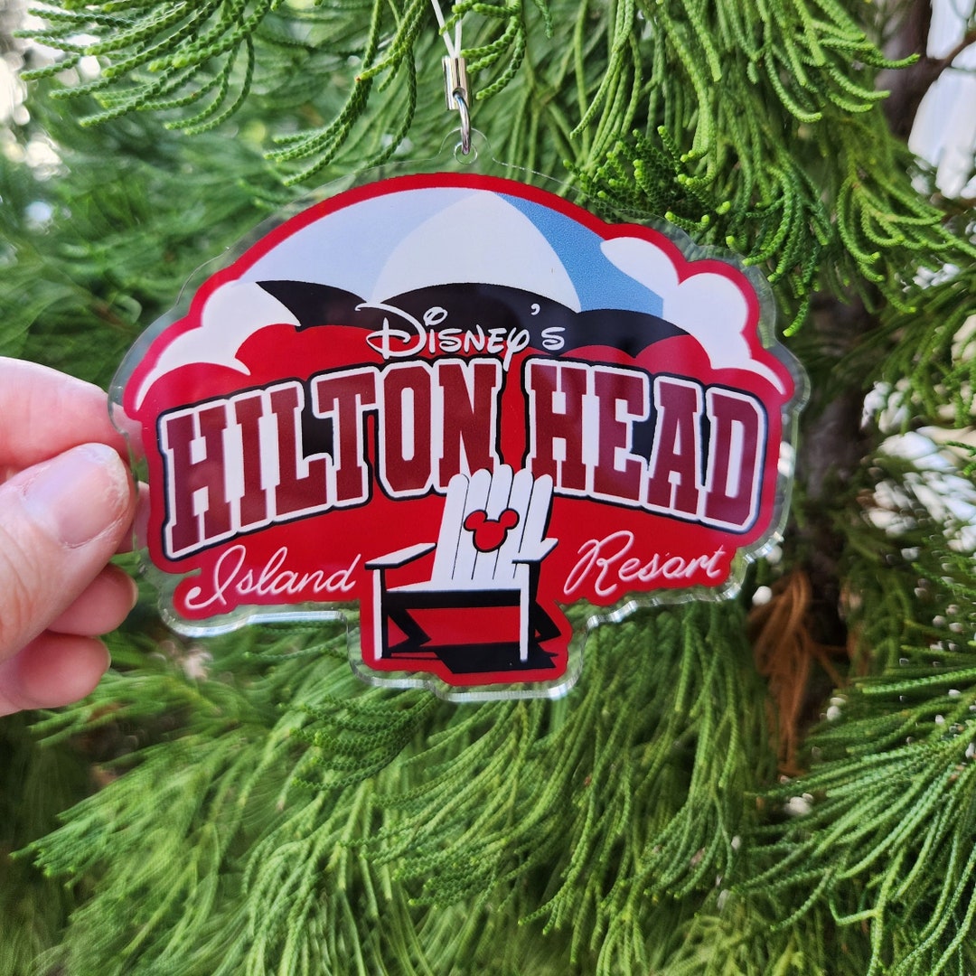 Hilton Head Resort 4" Acrylic Ornament - Etsy