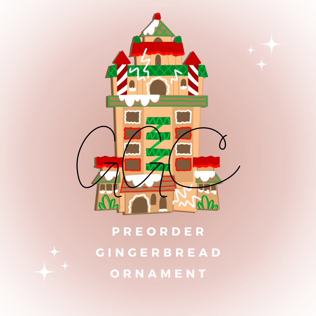 Tower of Terror Gingerbread Ornament PREORDER - Etsy