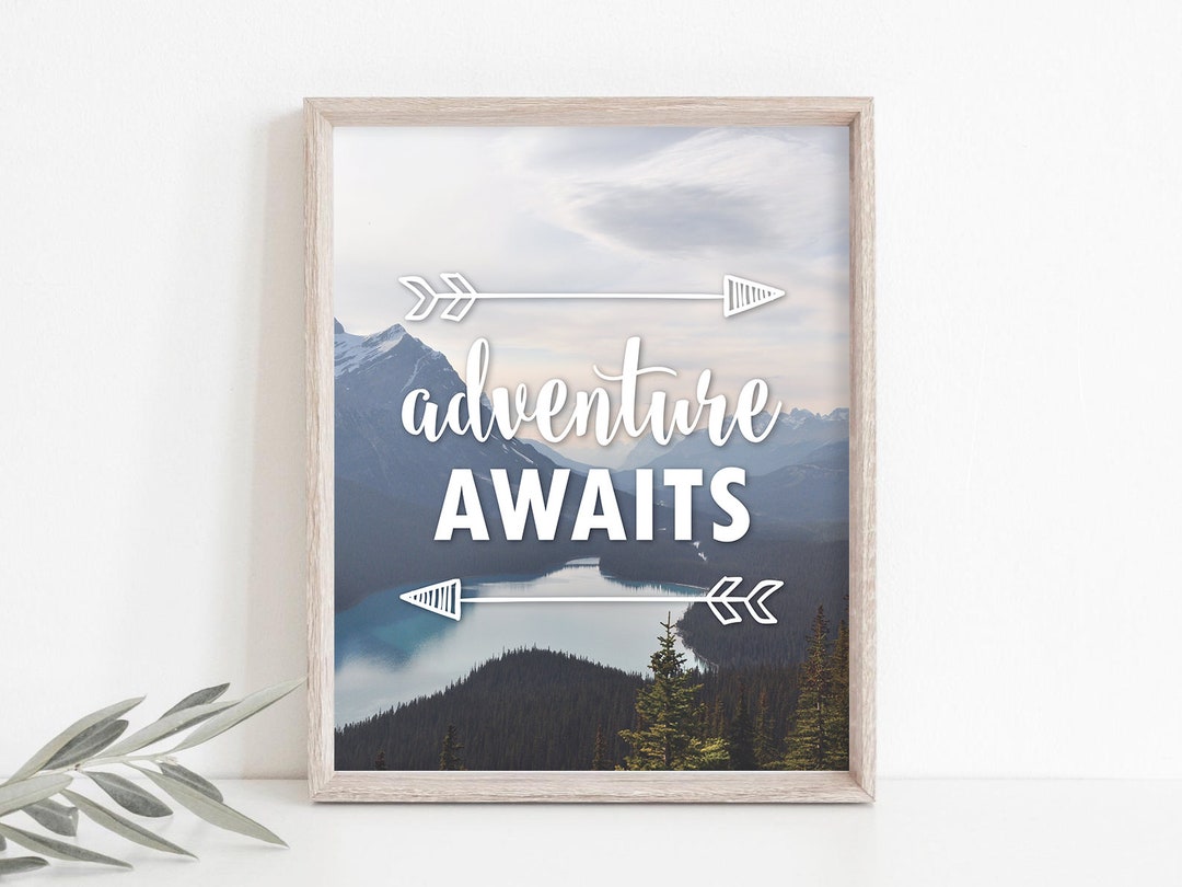 Kids Room Wall Art, Adventure Print, Playroom Wall Art, Adventure ...