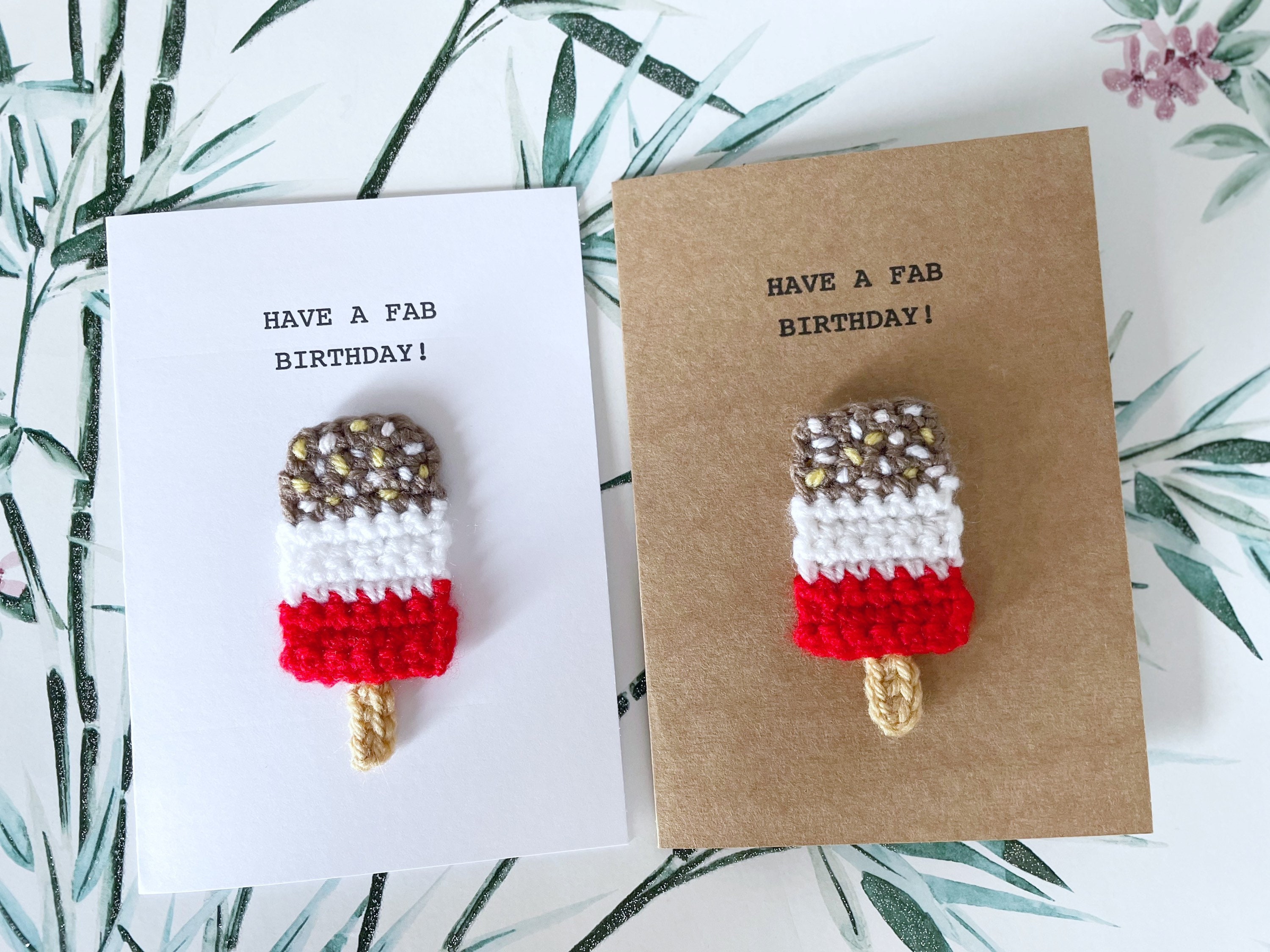 Crochet Birthday Cards Handmade Cards Funny Cards Birthday Card - Etsy UK