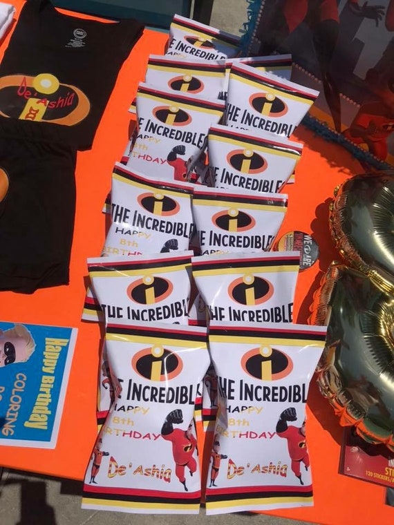 Themed Chip Bags | Etsy