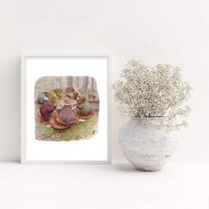 Toad Tea Party Beatrix Potter Print --- Vintage Beatrix Potter Nursery ...