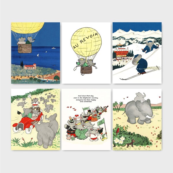 Babar Art - Etsy
