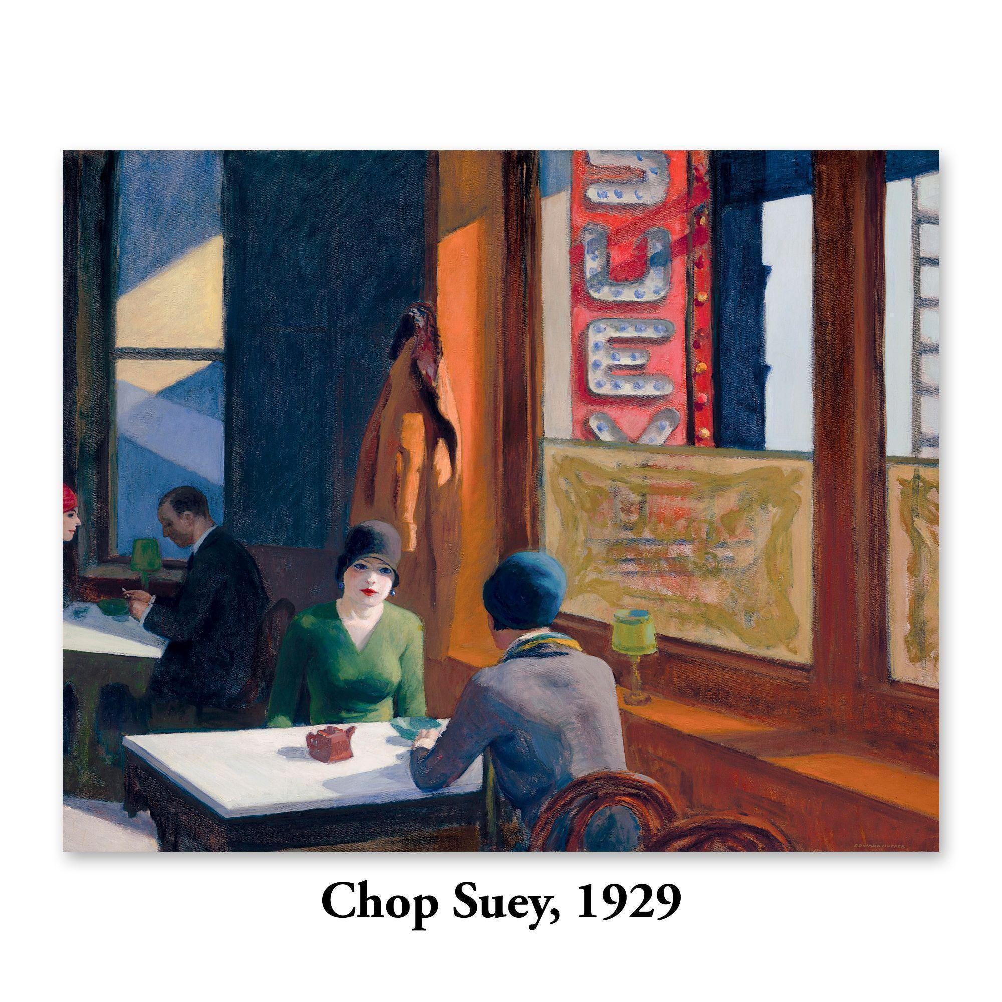 Chop Suey De Edward Hopper