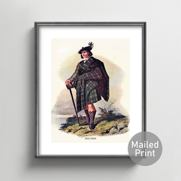 Vintage Scottish Clan Macleod - Etsy