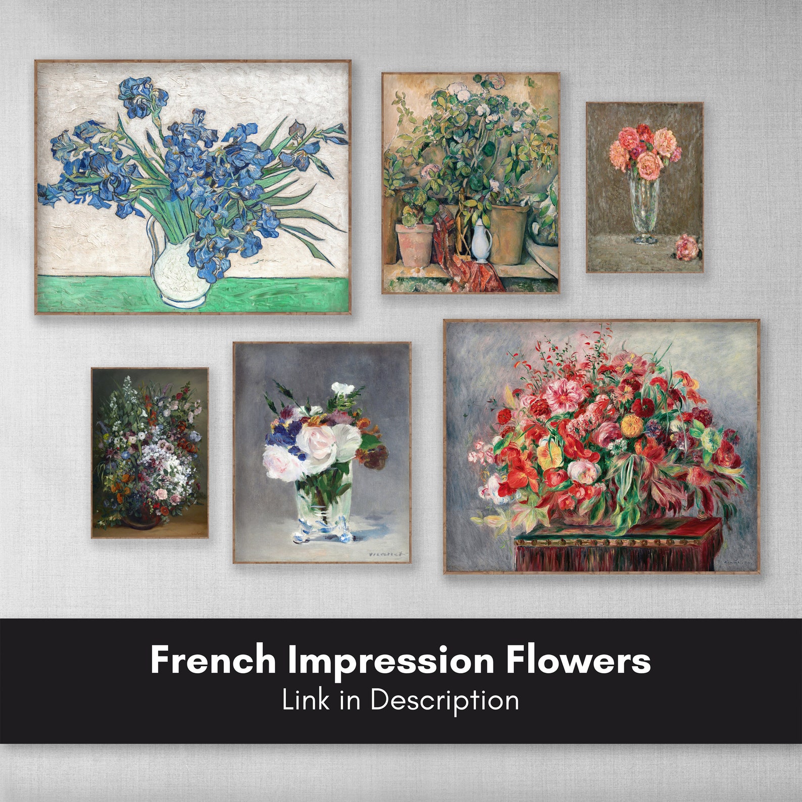 Roses 1890s Van Gogh Print White Rose Print, Summer Green Flower Art ...