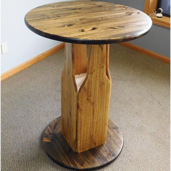Rustic Bistro Table - Etsy