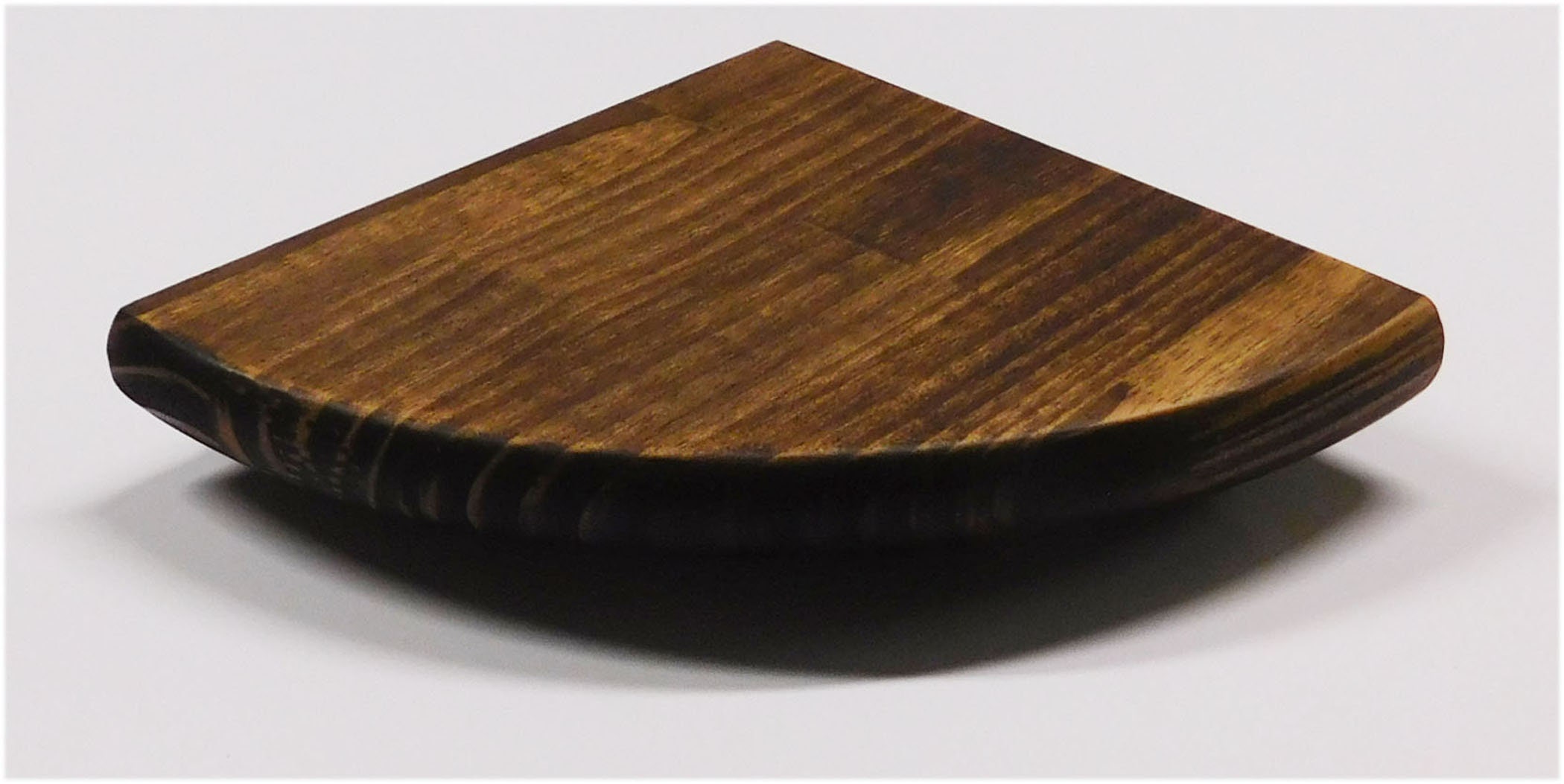 Round Front Corner Shelf Rustic Solid Pine - Etsy