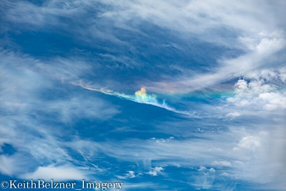 Fire Rainbow / Cloud Formation / Wall Art / Canvas Print | Etsy