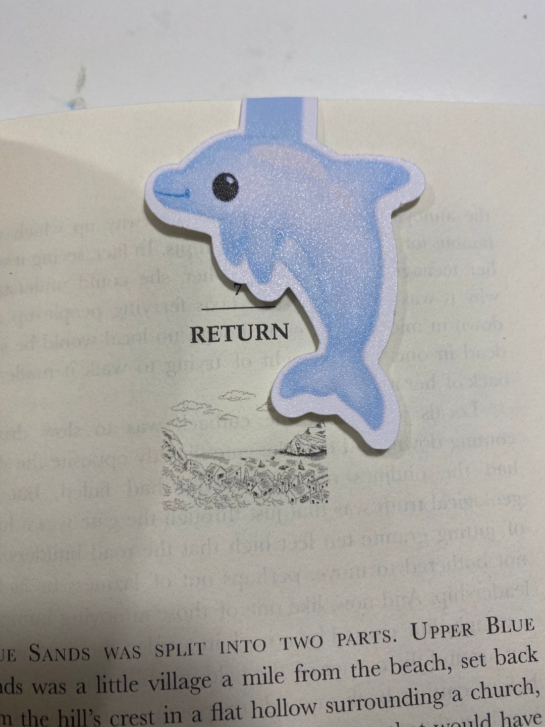 Dolphin Magnetic Bookmark - Etsy