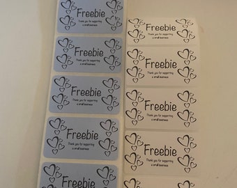 Freebie Stickers - Etsy