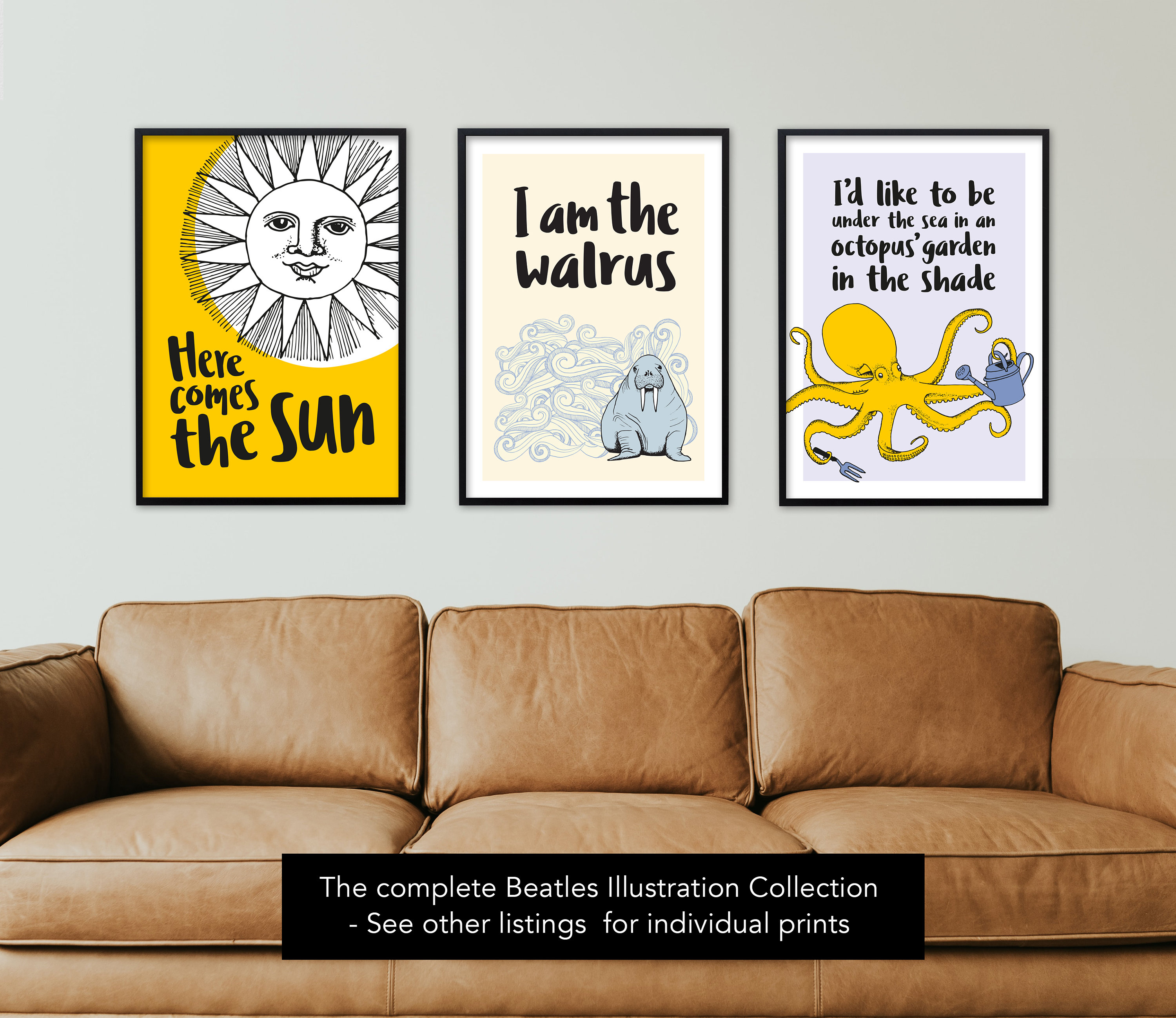 Beatles Inspired Print, Beatles Lyrics Print, Beatles Vintage Print ...