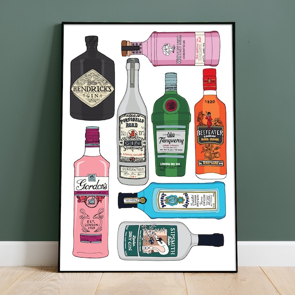 Gin Poster - Etsy