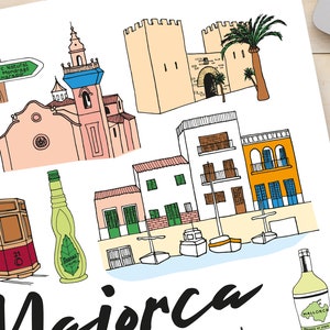 Majorca Art Majorca Print Majorca Poster Spain Print - Etsy