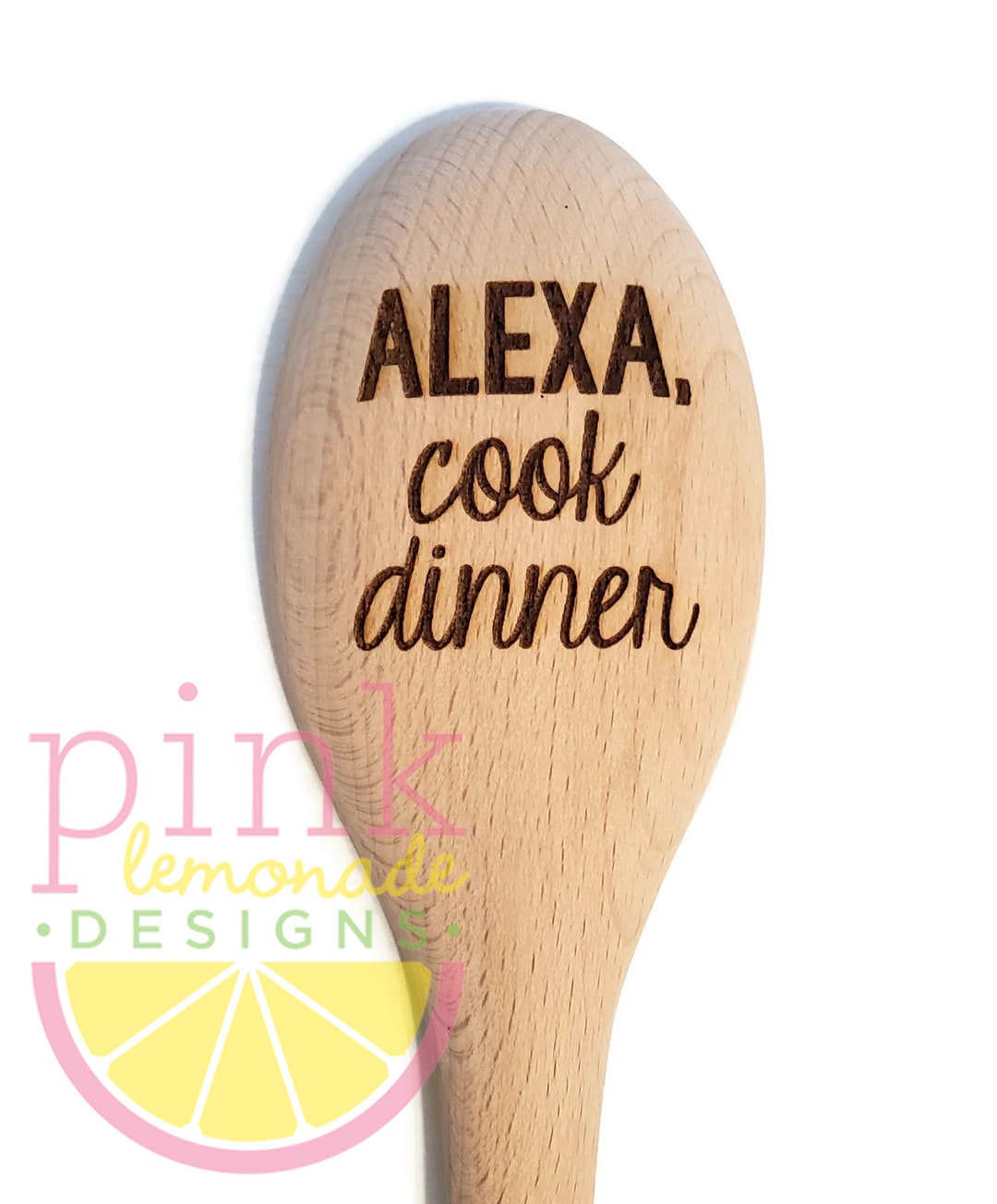 Alexa Cook Dinner Funny Sarcastic Housewarming Kitchen Chef Cook Wood ...