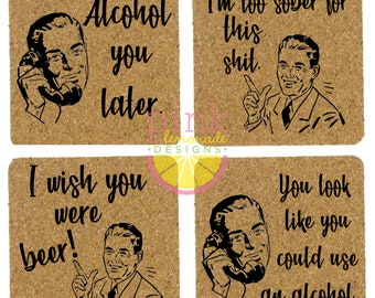 Funny Beer Coasters - Etsy