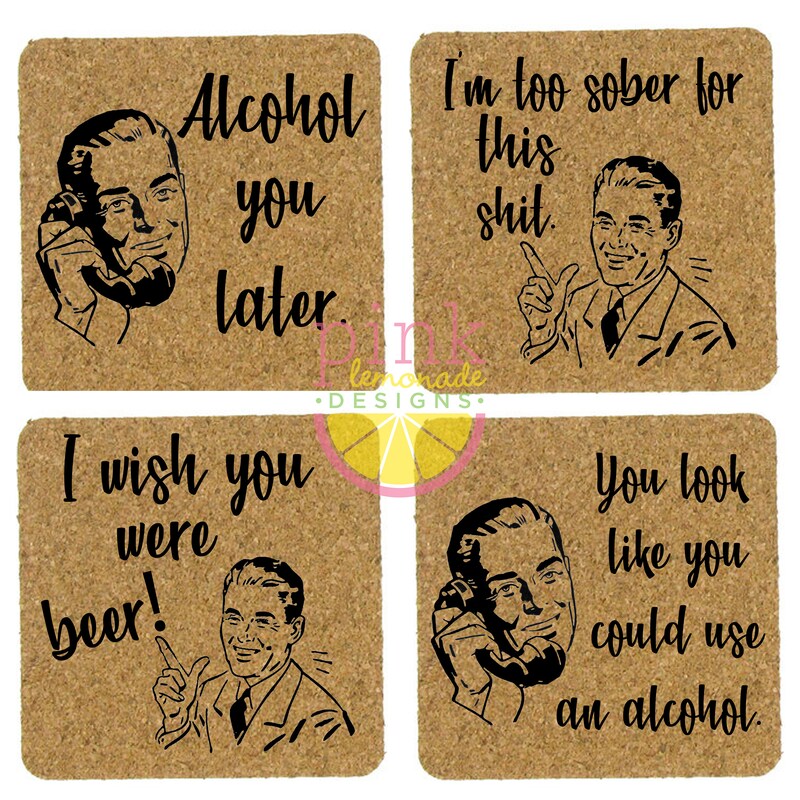Funny Coasters Men - Etsy