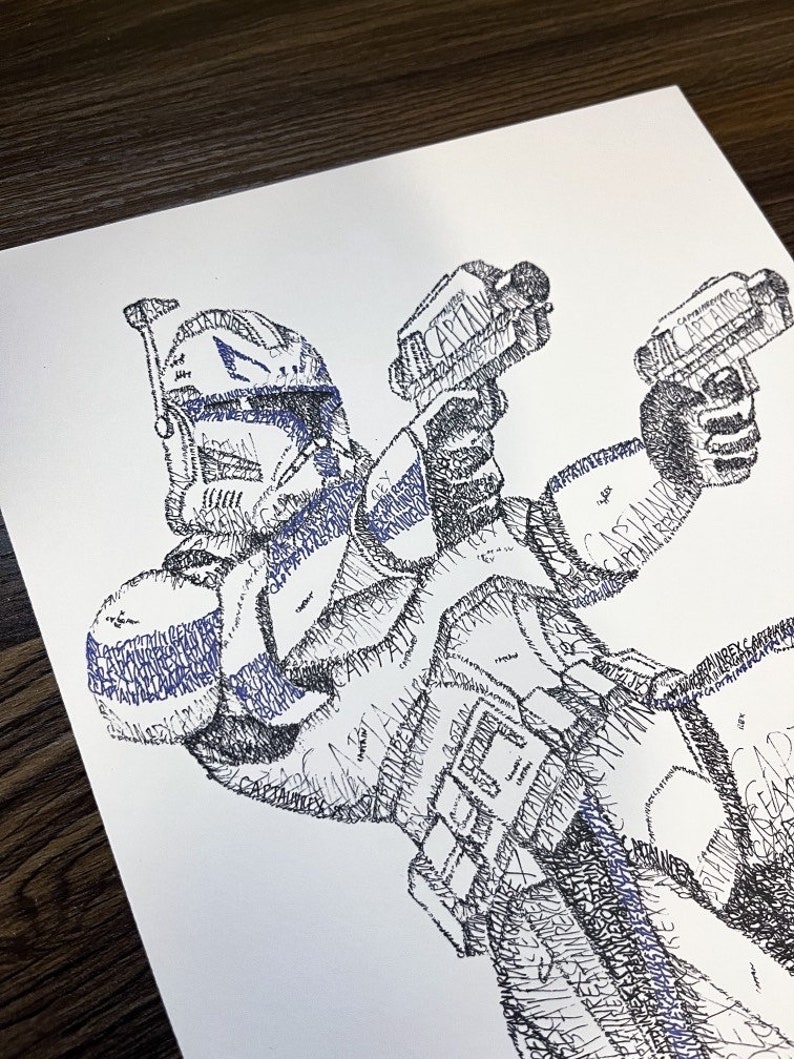 Rex Word Art Portrait Print - Etsy