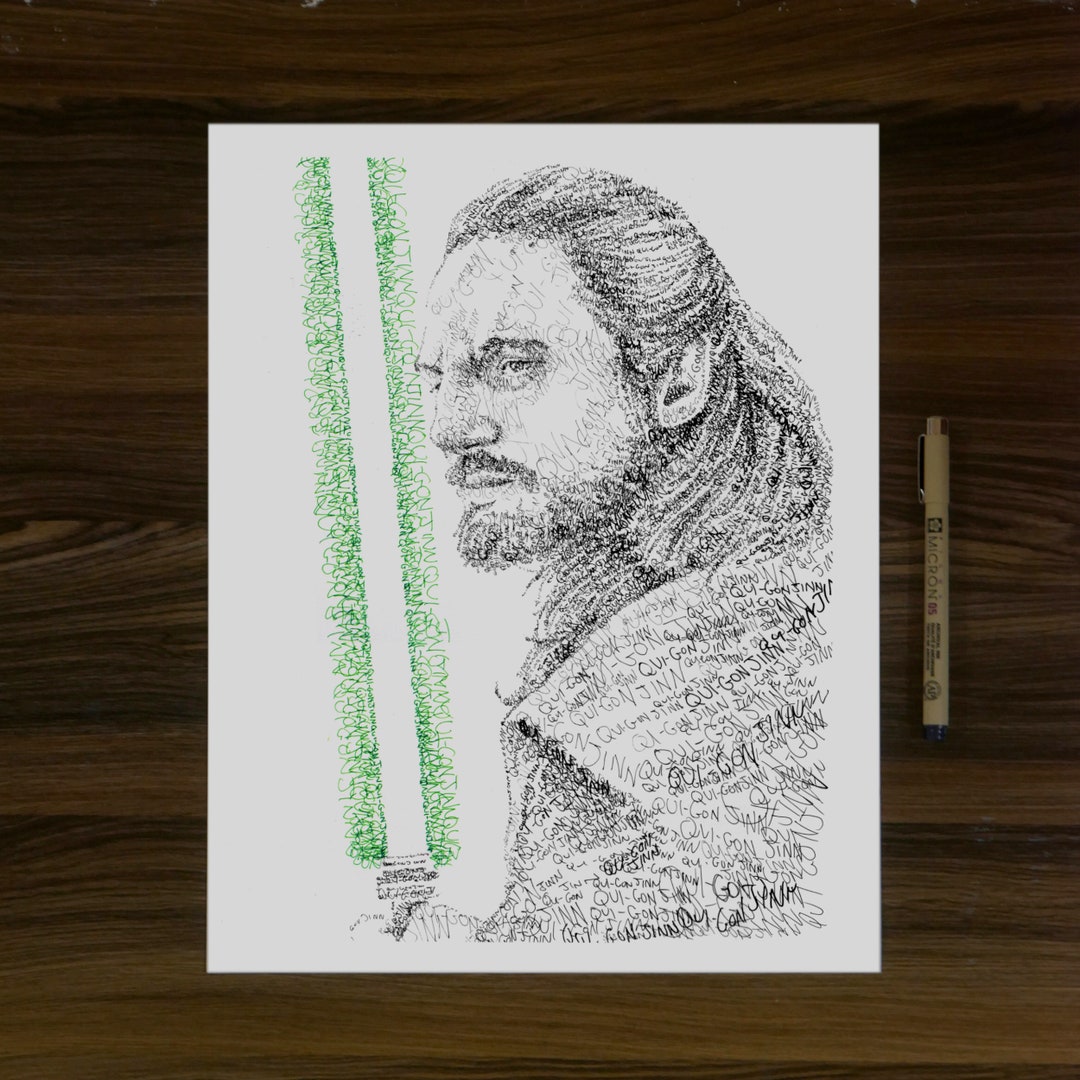 Jinn Word Art Portrait Print - Etsy
