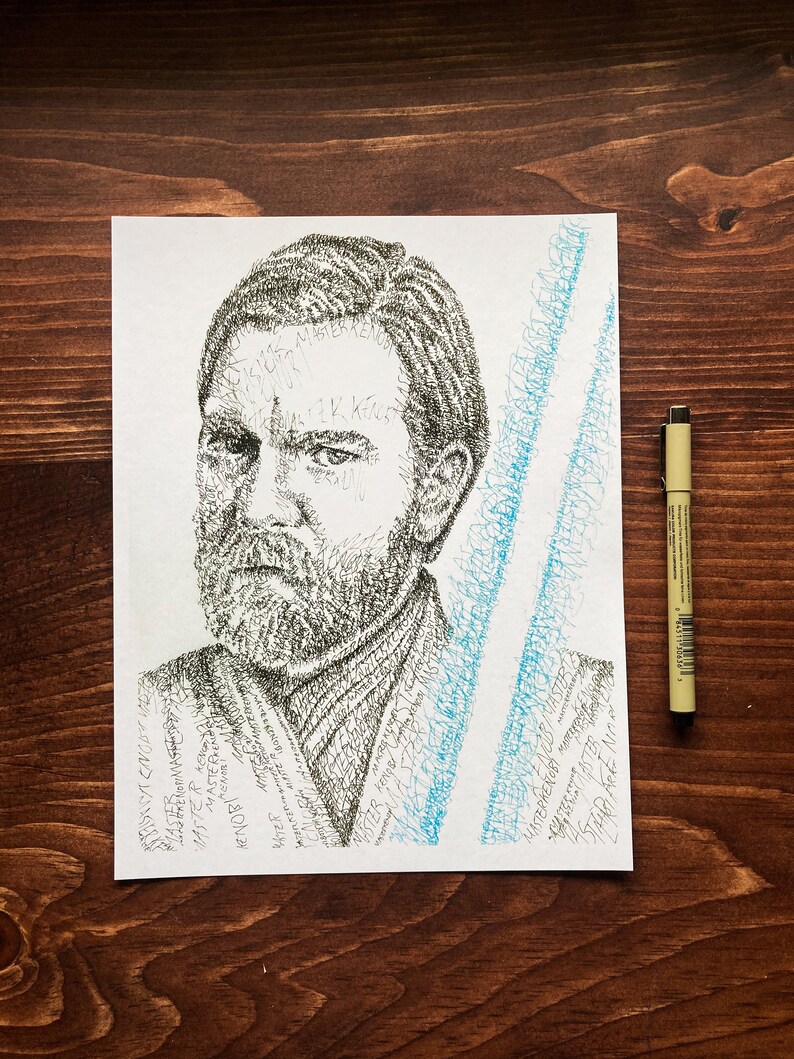 The Master Word Art Portrait Print - Etsy