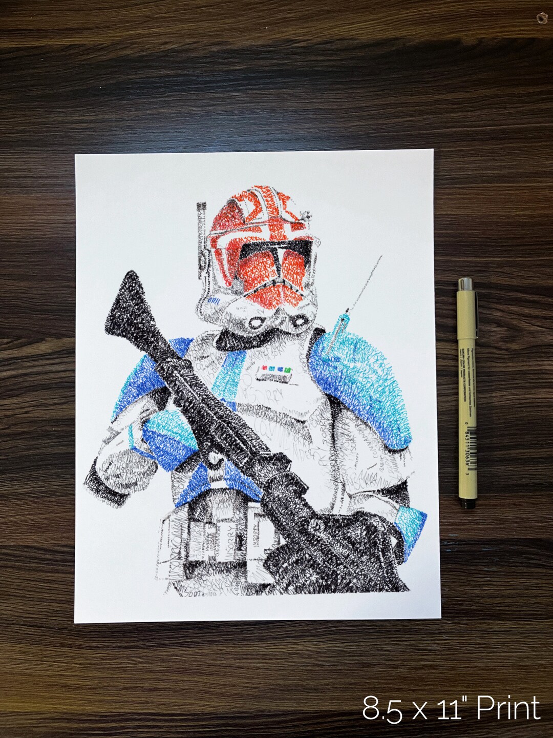 The 332nd Company Captain Word Art Portrait Print - Etsy