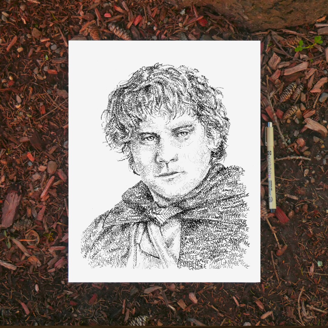 Sam Word Art Portrait Print - Etsy