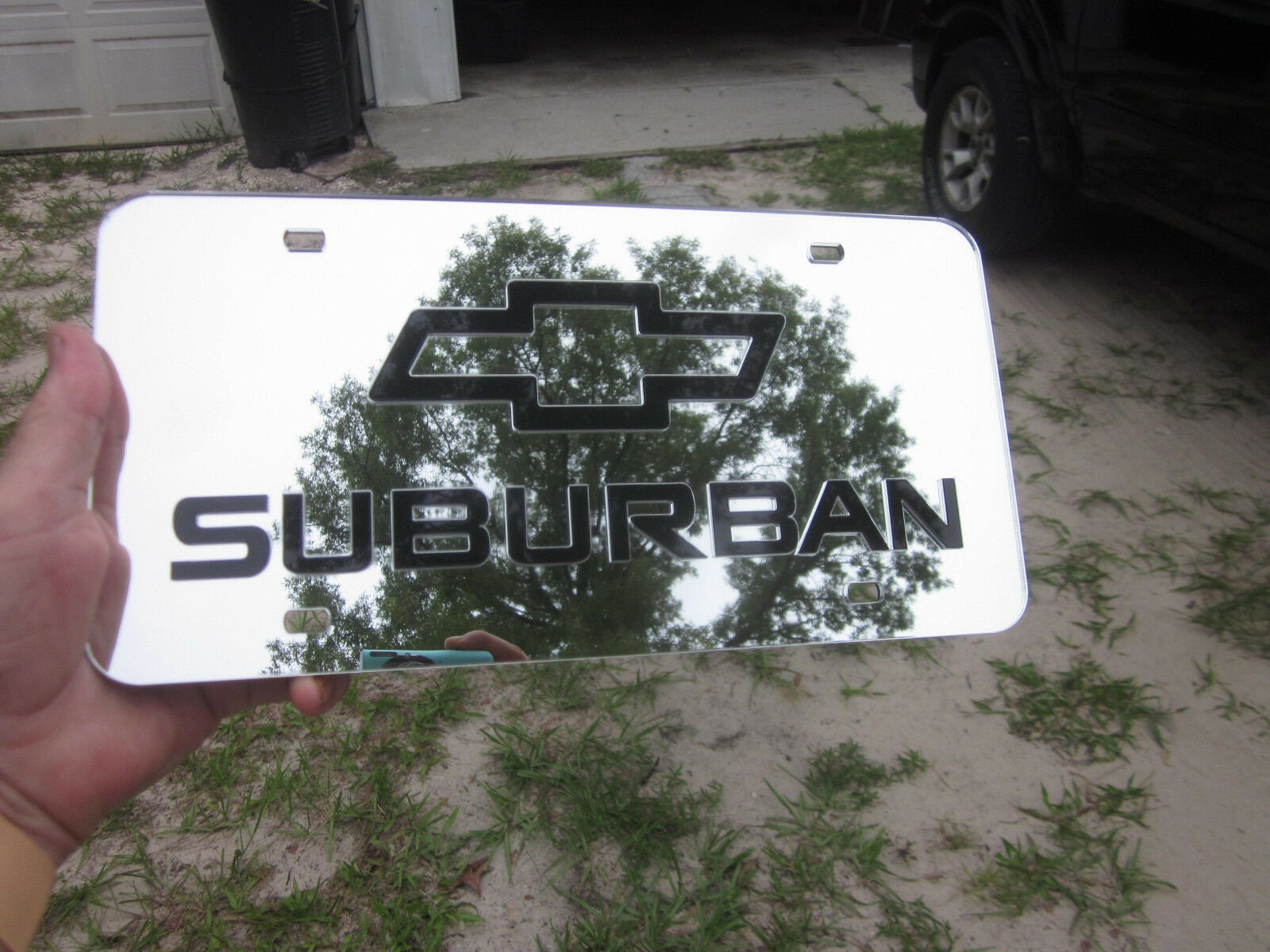 Chevy Suburban Laser Cut Acrylic Mirror License Plate 3D Look | Etsy