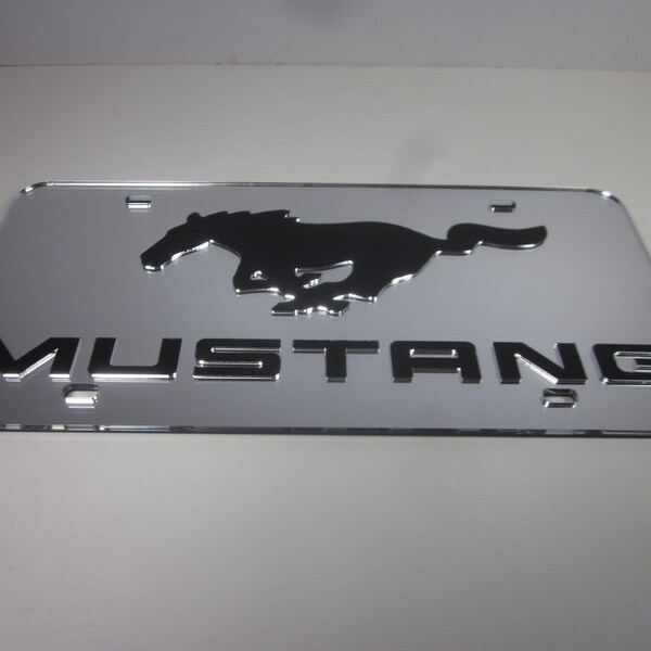 Mustang License Plate Frame - Etsy