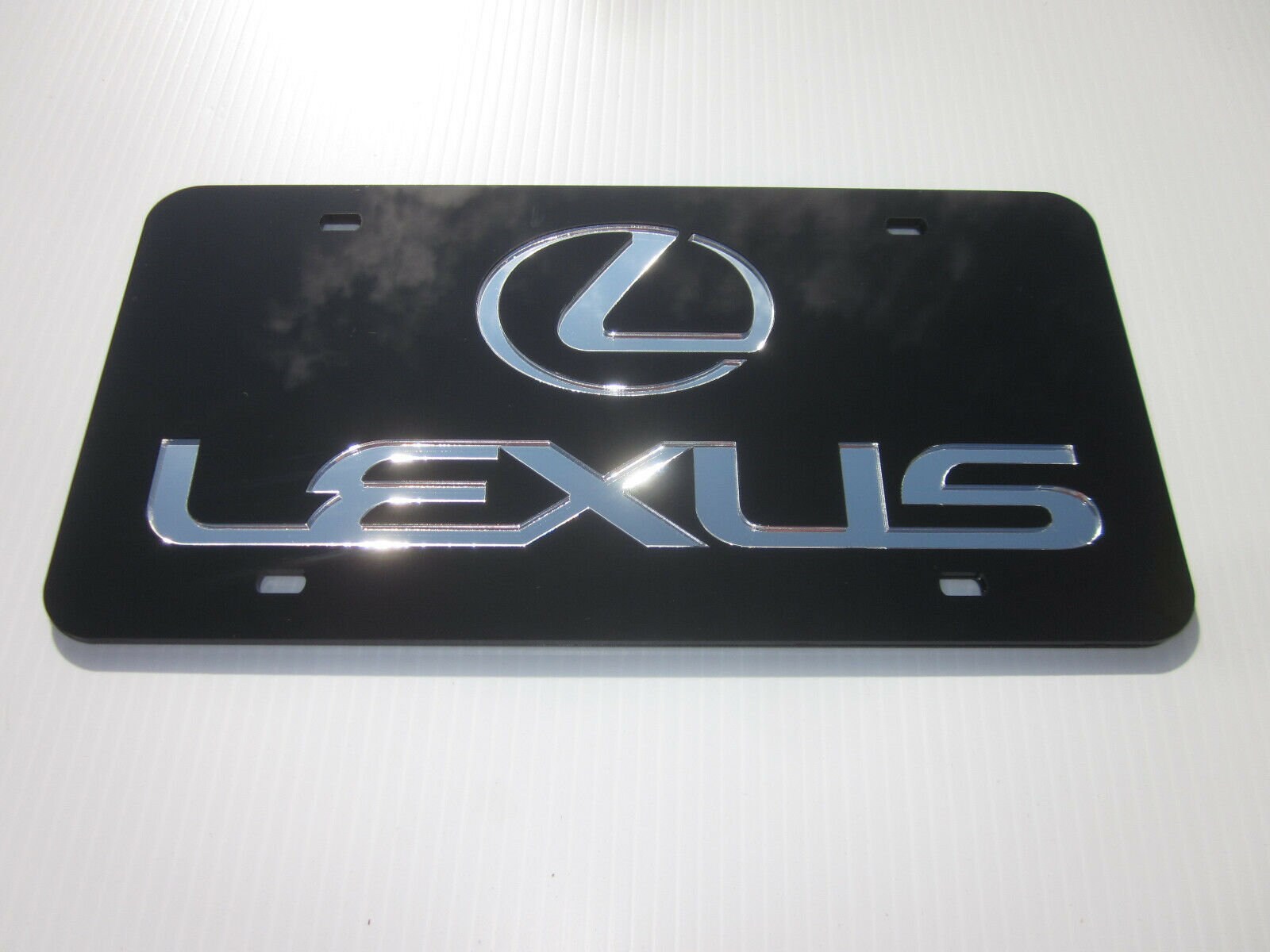 Lexus Laser Cut Acrylic Mirror License Plate 3D Look - Etsy